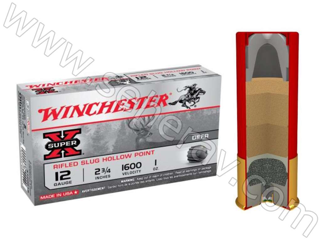WİNCHESTER SÜPER-X RİFLED SLUG 12 KALİBRE 70 MM TEK KURŞUN X12RS15 ...